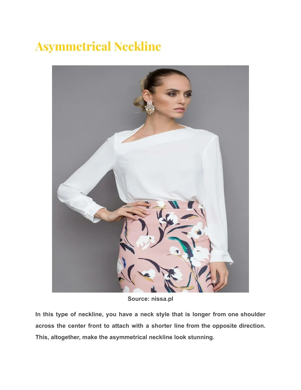 PPT - 20 Most Appealing Types of Necklines for Every Woman PowerPoint ...