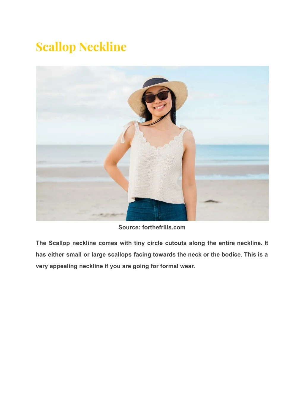 PPT - 20 Most Appealing Types of Necklines for Every Woman PowerPoint ...