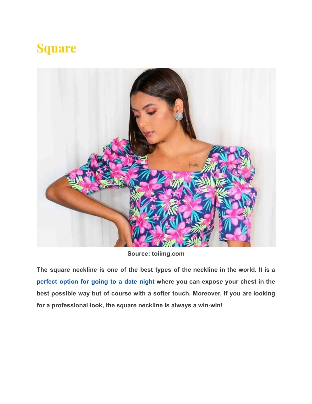 PPT - 20 Most Appealing Types of Necklines for Every Woman PowerPoint ...