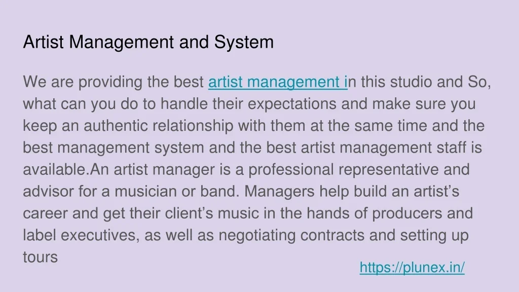 PPT - Best artist management companies in Dehradun PowerPoint ...