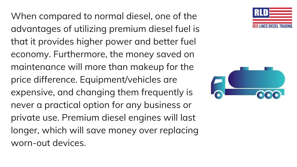 PPT - Benefits of using Premium Diesel Fuel PowerPoint Presentation ...