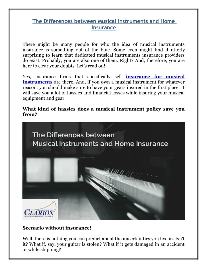 Musical Instrument Insurance Australia at Carmella Vanzant blog