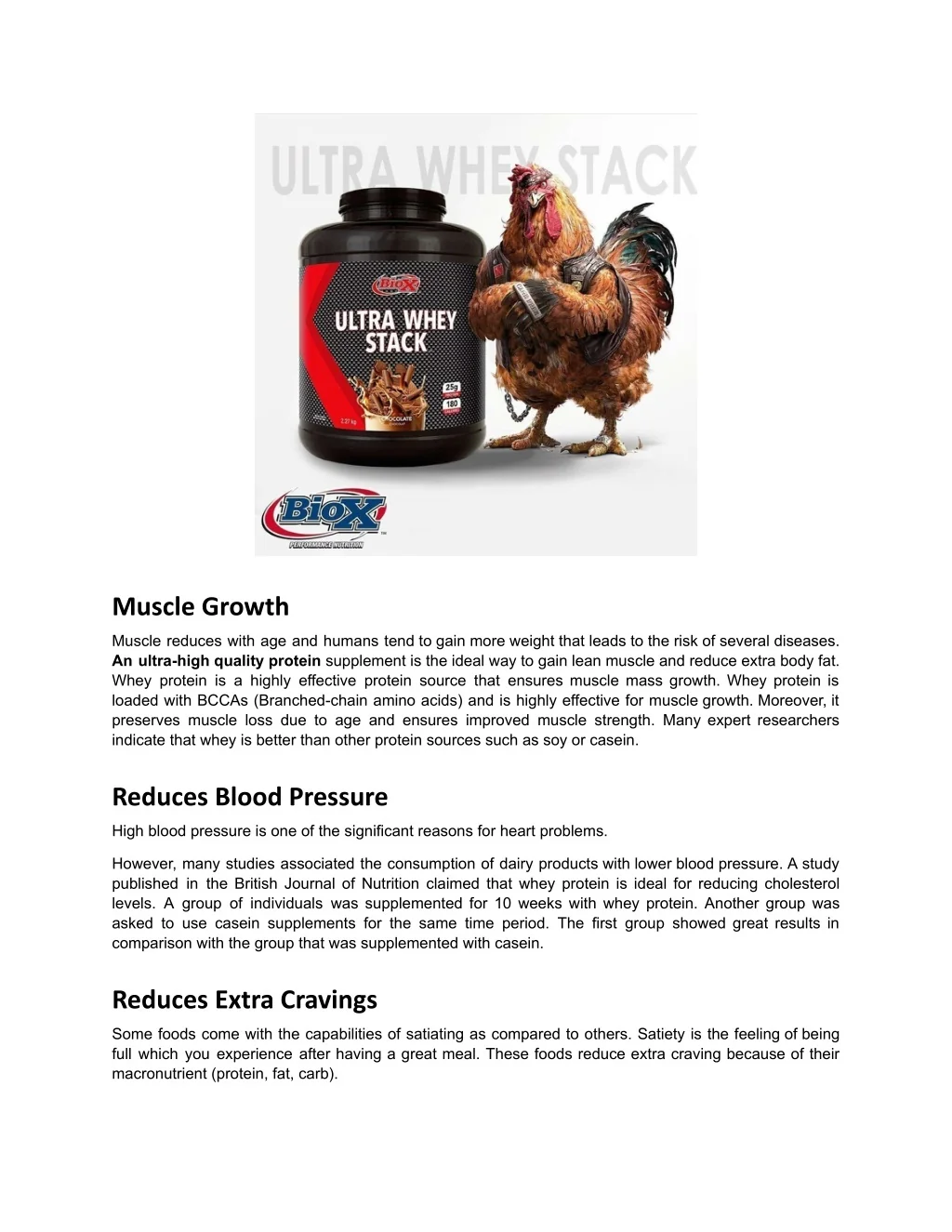 PPT - Biox Ultra Whey Stack Protein Powder Delicious Flavor Supplements PowerPoint Presentation ...