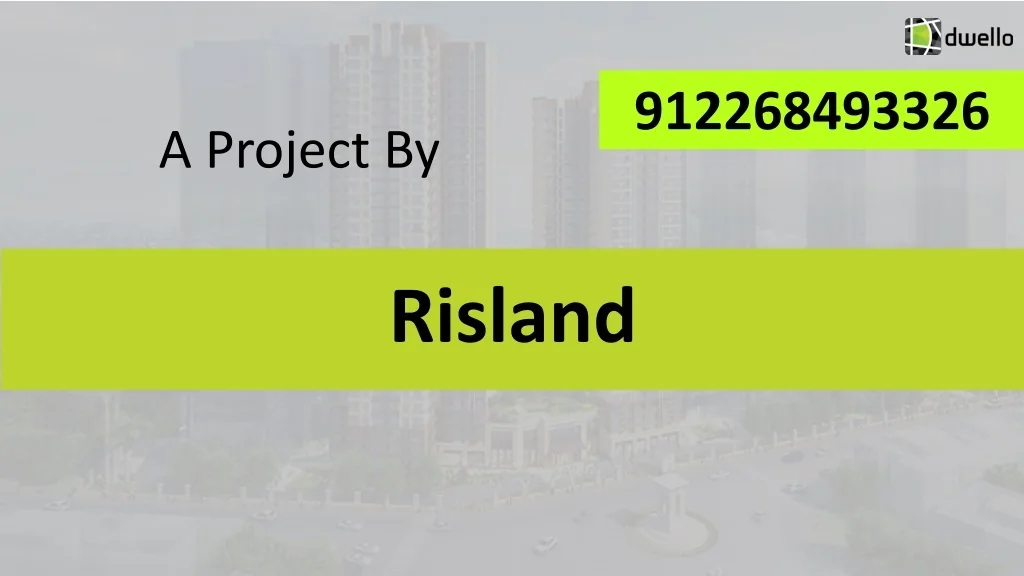 PPT - The Icon By Risland Group At Thane West, Mumbai - Dwello ...