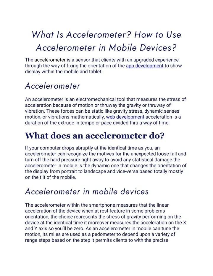 PPT - What Is Accelerometer PowerPoint Presentation, free download - ID:10981432