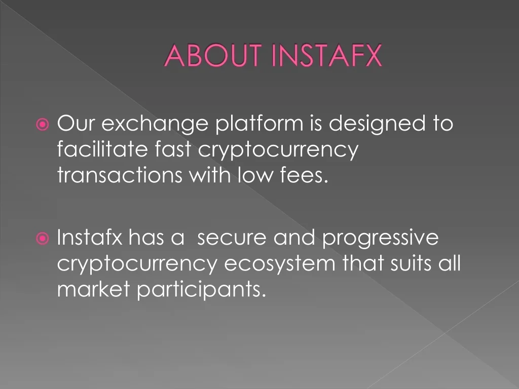 PPT - GLOBAL CRYPTOCURRENCY PLATFORM Instafx PowerPoint Presentation ...