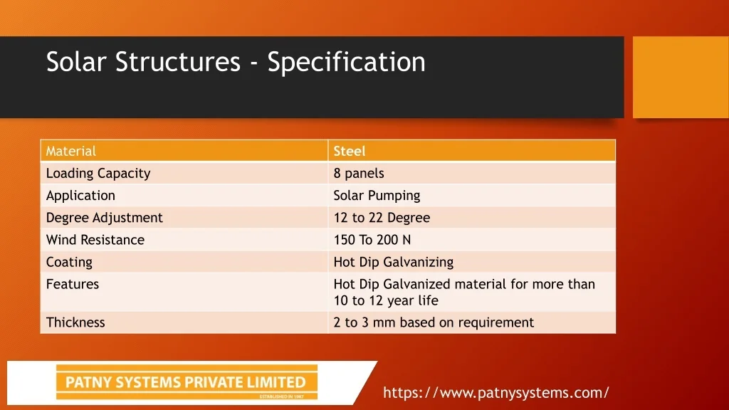 PPT - Top Solar structure Manufacturers in India PowerPoint ...