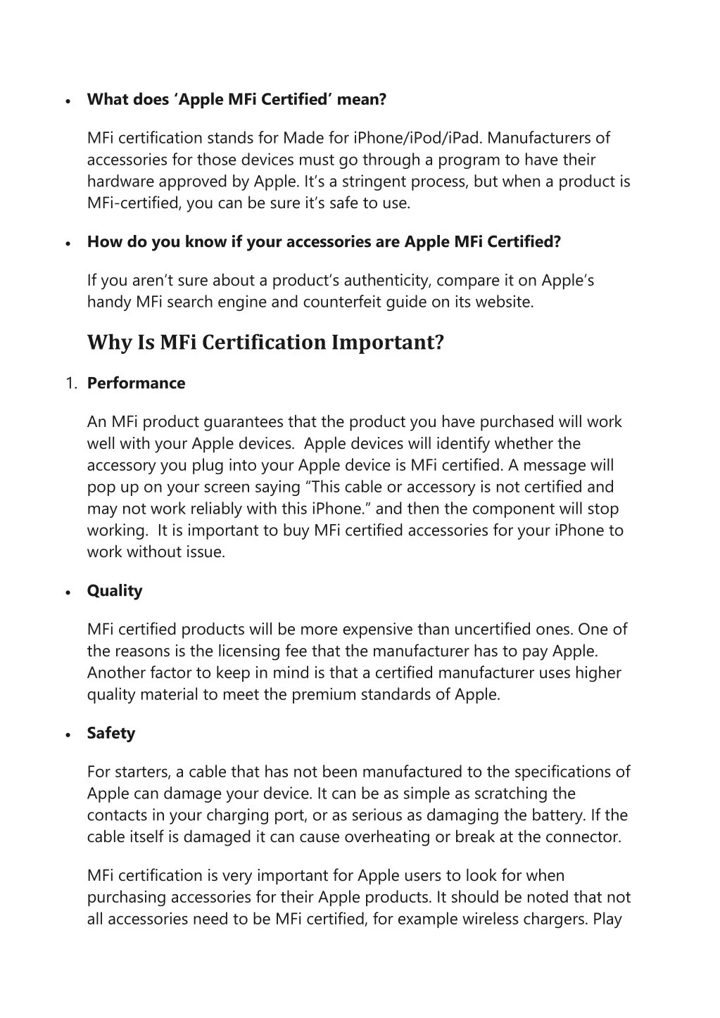 PPT - Why You Should Buy Apple Approved MFI Lightning Cable Or iPhone ...