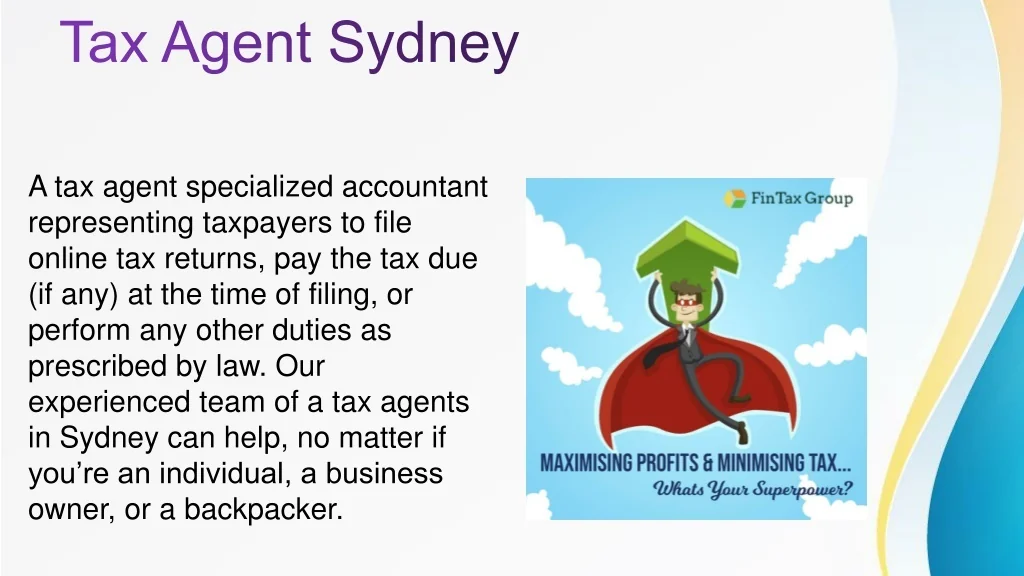 PPT - Do You Need A Tax Agent In Sydney PowerPoint Presentation, free ...