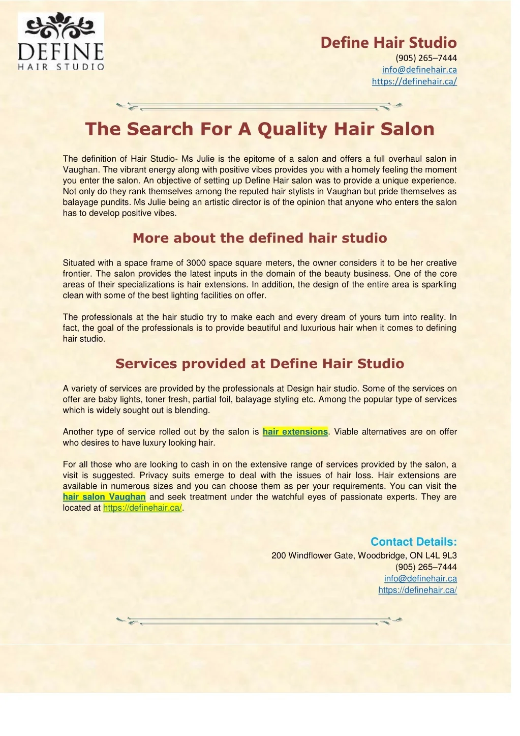 PPT - Hair Salon Balayage PowerPoint Presentation, free download - ID ...