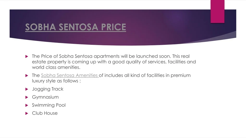 PPT - Sobha Limited Upcoming Real Estate Project In Bangalore ...