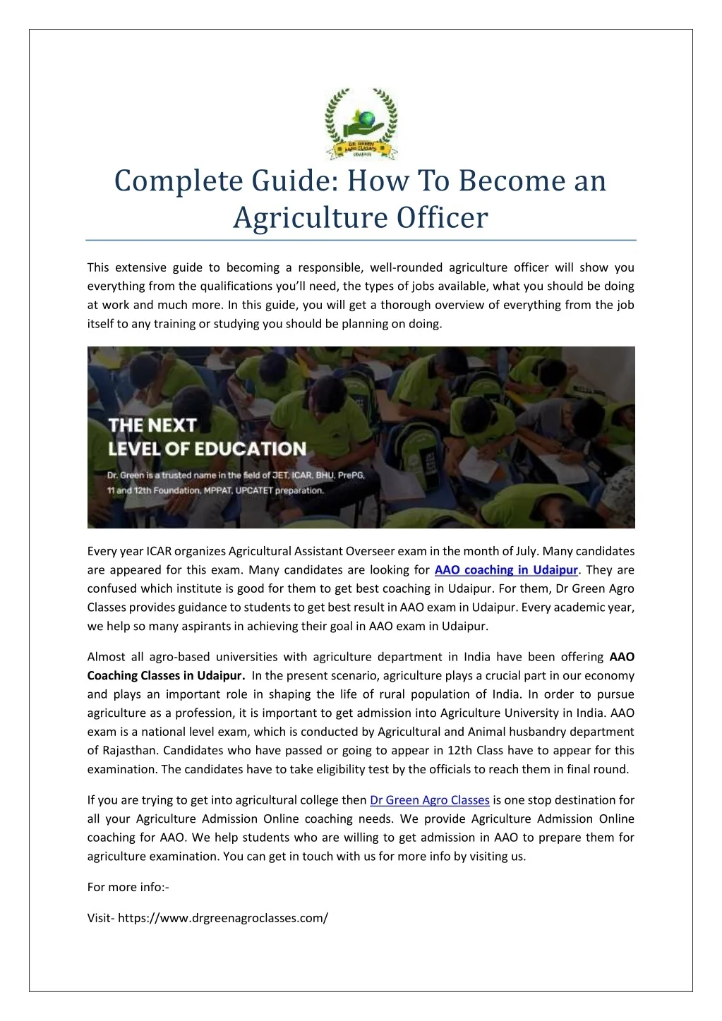 PPT - Complete Guide How To Become an Agriculture Officer PowerPoint ...