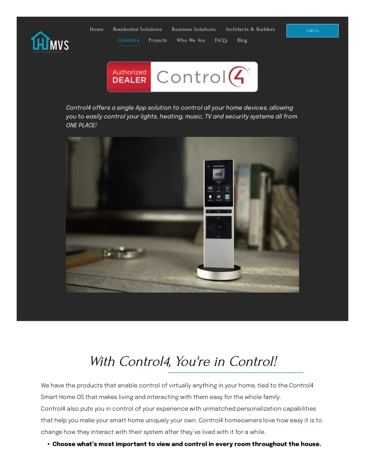 PPT - Control4 Automation Company Melbourne PowerPoint Presentation ...