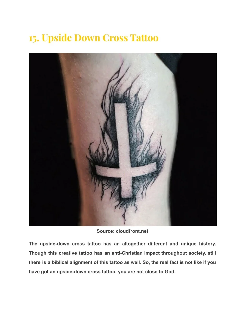 PPT - Cross Tattoos for Men: 15 Stylish Tattoos That You Will Love ...