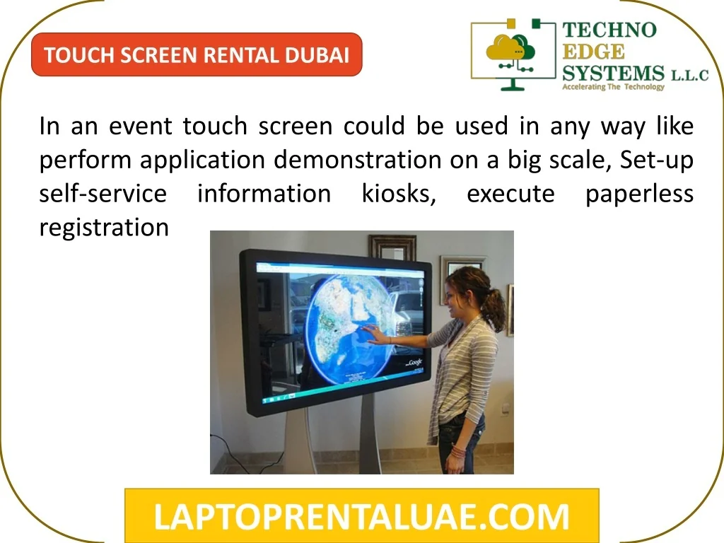 PPT - Make Your Event Magical with Touch Screen Rental in Dubai ...
