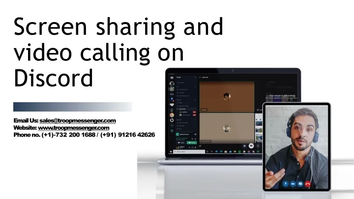 PPT - Screen sharing and video calling on Discord PowerPoint ...