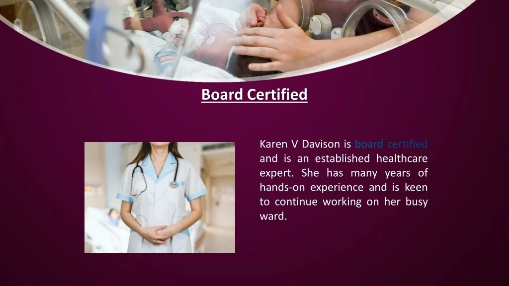 PPT - Karen V Davison - An Emergency Room Nurse PowerPoint Presentation - ID:10993161