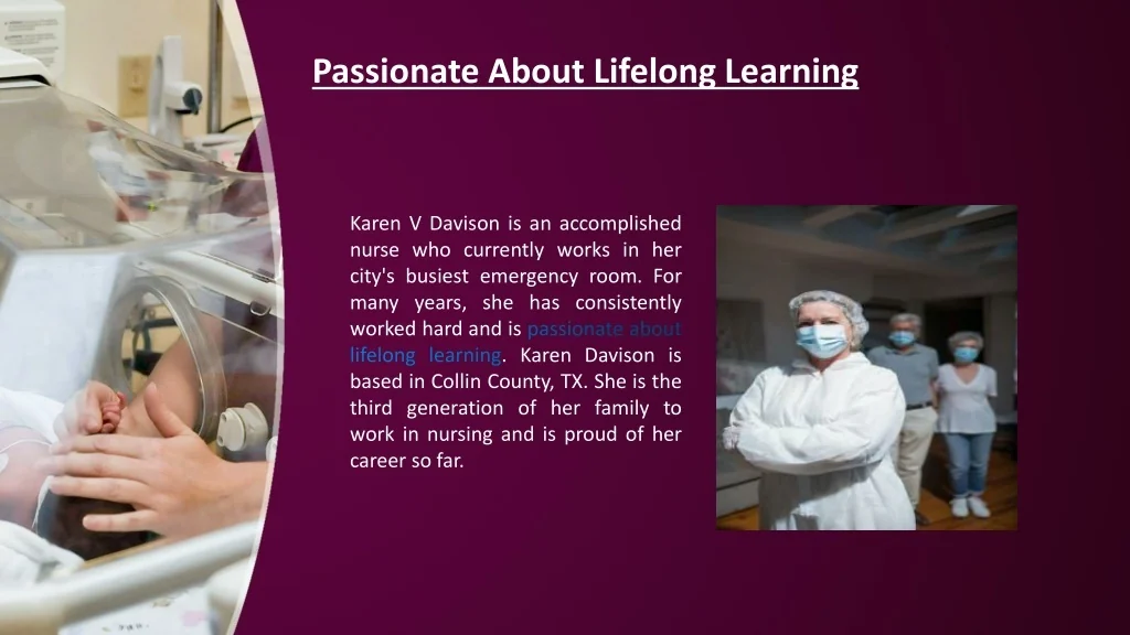 PPT - Karen V Davison - An Emergency Room Nurse PowerPoint Presentation - ID:10993161