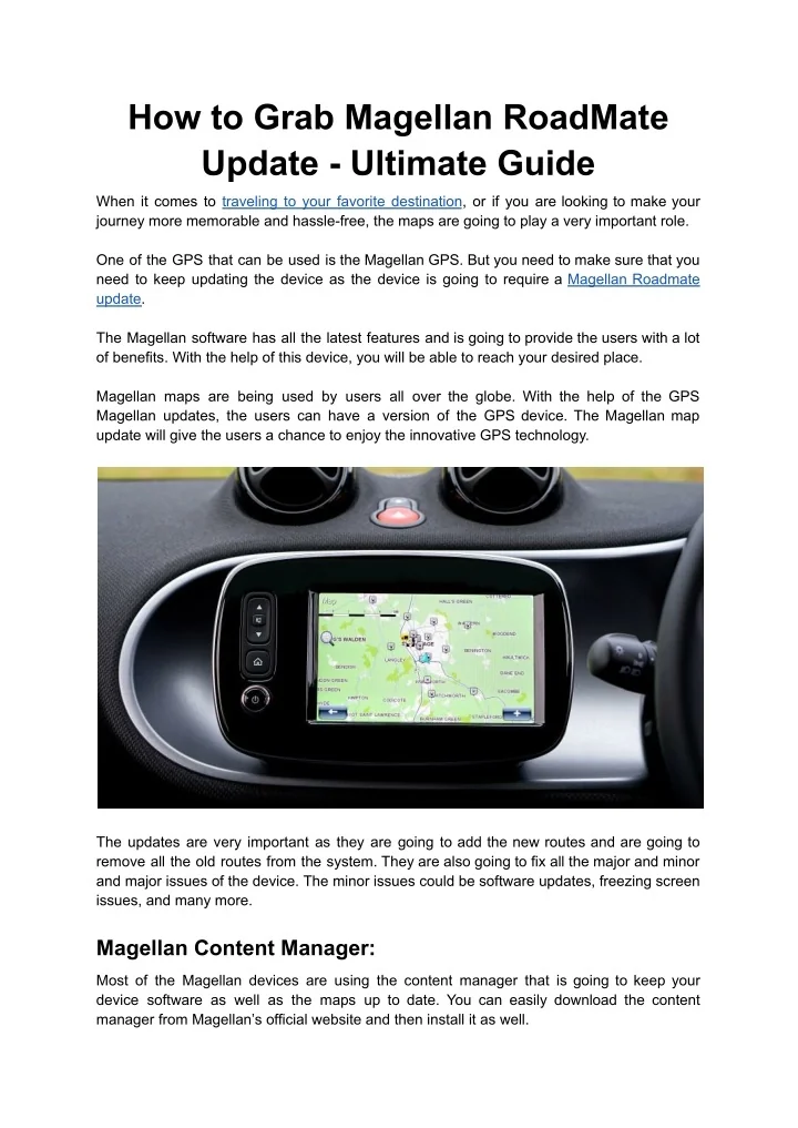 PPT - How to Grab Magellan RoadMate Update - Ultimate Guide PowerPoint ...