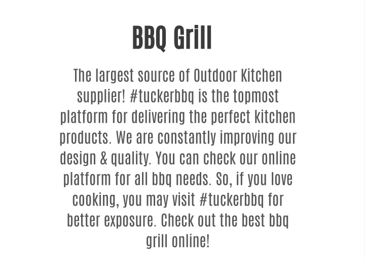 PPT - BBQ Grill PowerPoint Presentation, free download - ID:10997845