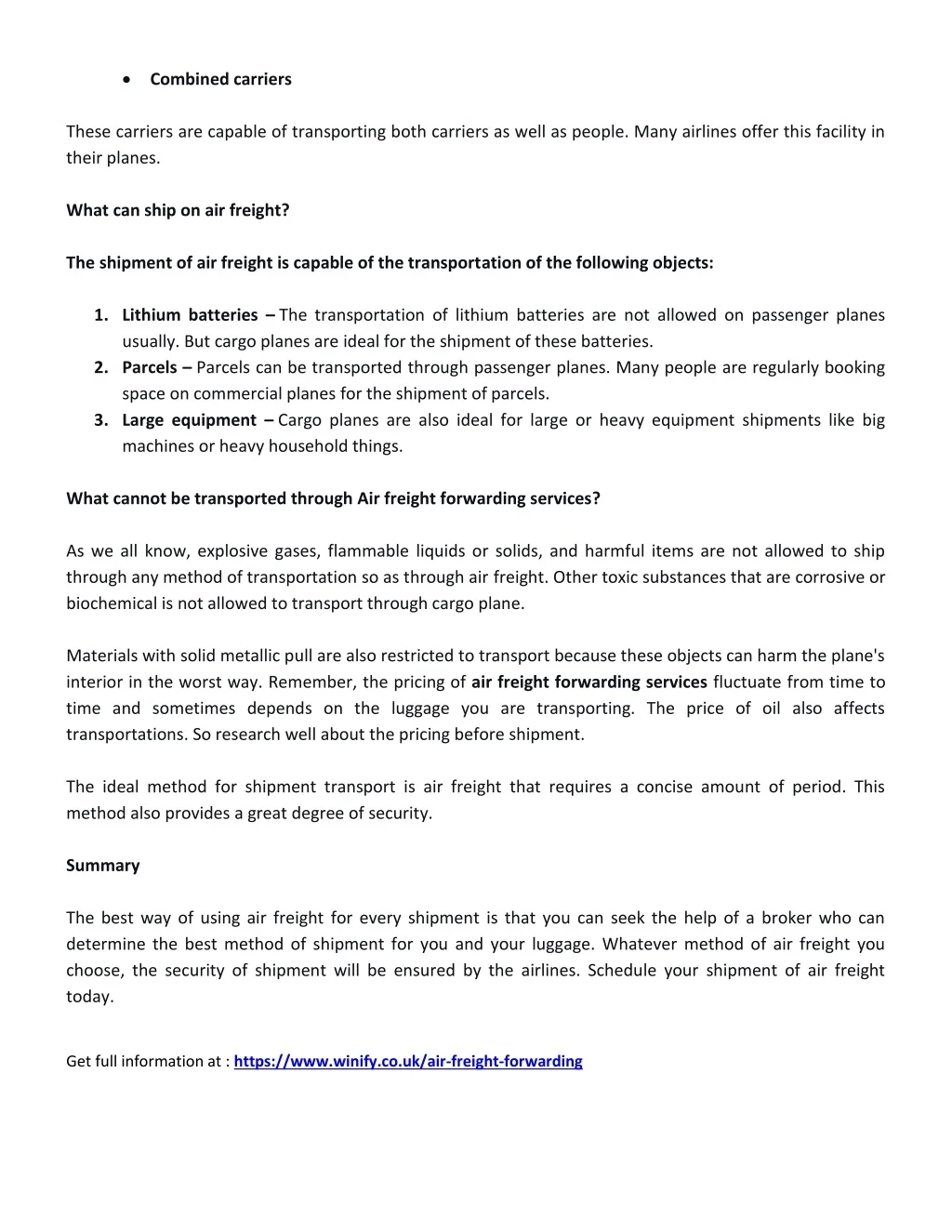 PPT - Complete Guide to the Air Freight Forwarding Services UK ...
