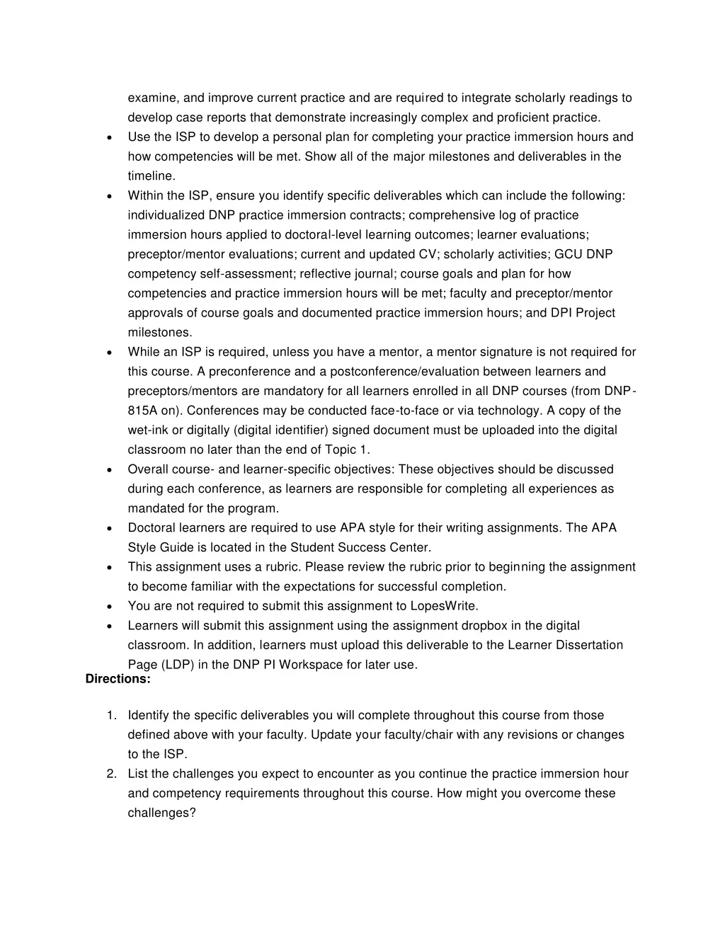 PPT - DNP 825 Topic 1 Preconference Evaluation Individual Success Plan ...