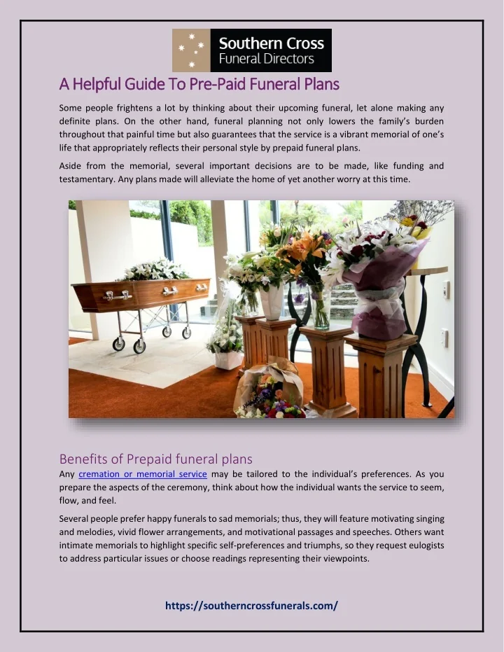 PPT - A Helpful Guide To Pre-Paid Funeral Plans PowerPoint Presentation ...