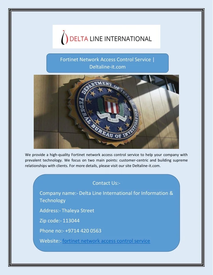 PPT - fortinet network access control service PowerPoint Presentation ...