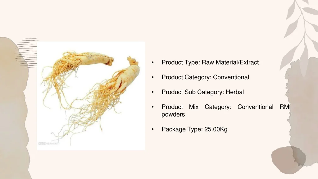 PPT - Bulk Korean Ginseng Root Powder | Bulk Panax ginseng Powder ...