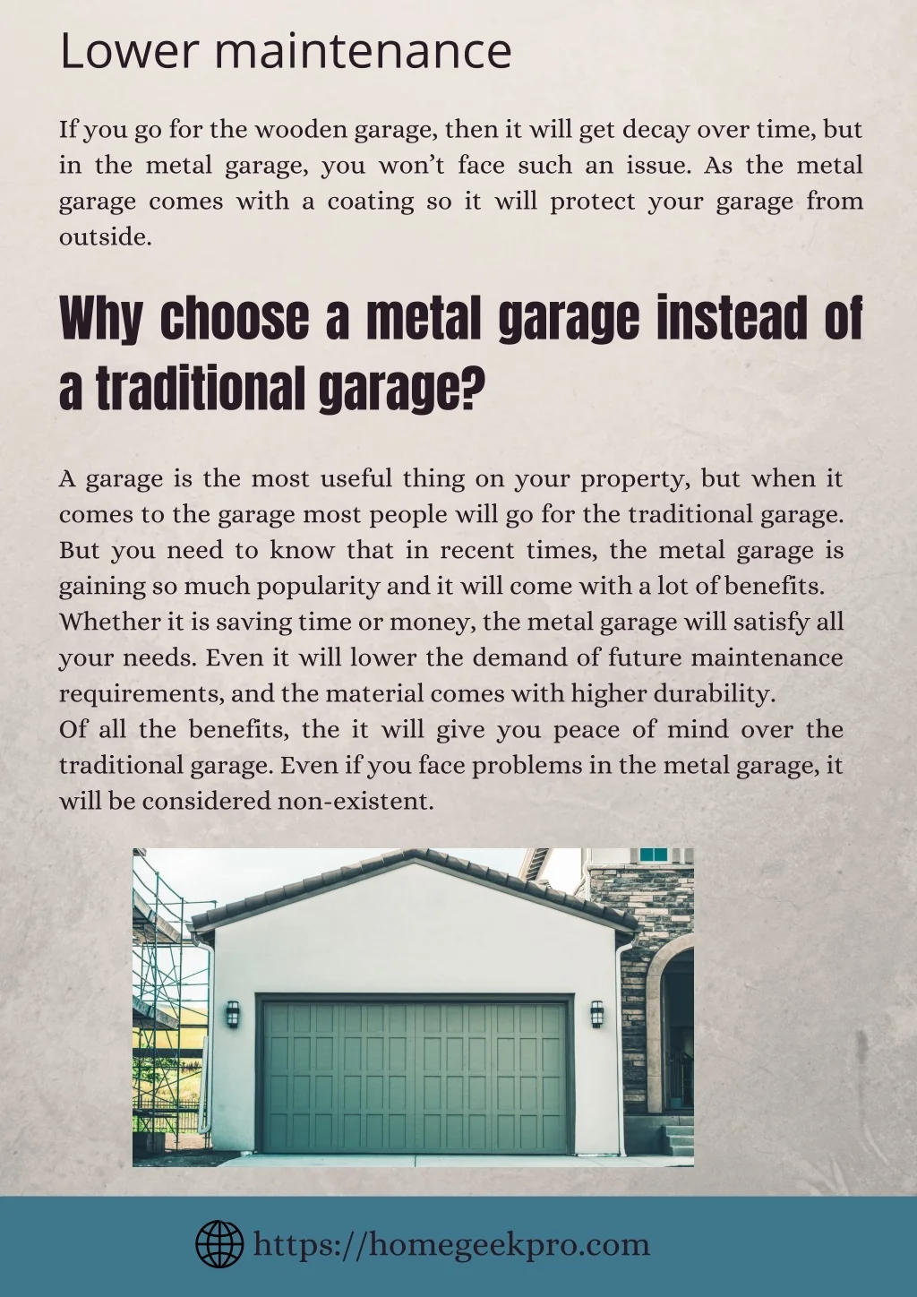 PPT - The Benefits of a Metal Garage Over the Traditional Garage ...