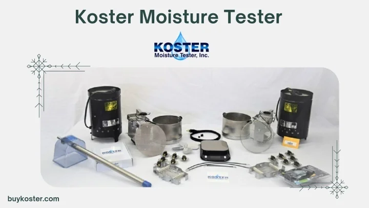 PPT - Koster Moisture Tester PowerPoint Presentation, free download ...