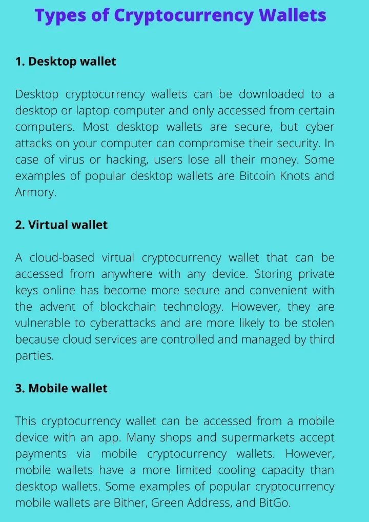PPT - 5 Types of Bitcoin Wallets PowerPoint Presentation, free download ...