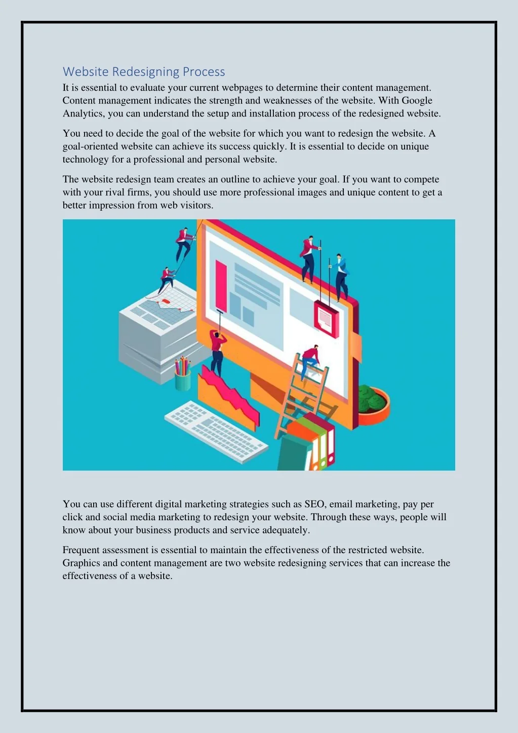 PPT - Why should you Redesign your Website for Digital Marketing ...