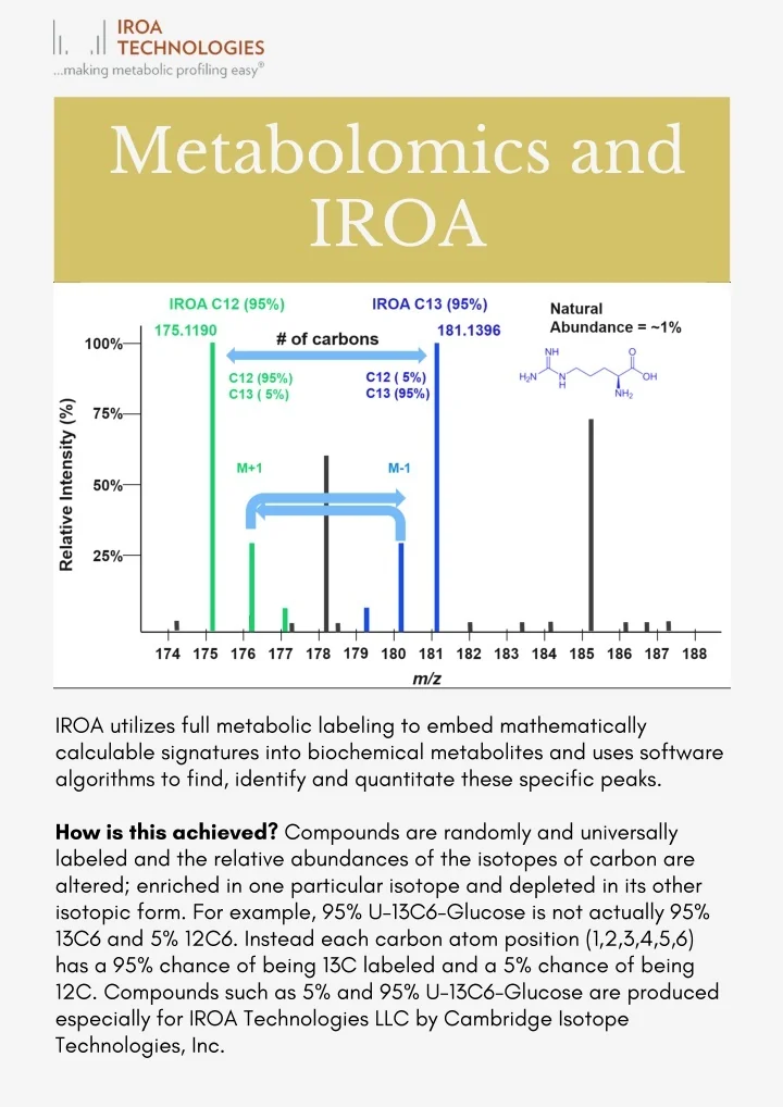 PPT - Metabolomics And IROA PowerPoint Presentation, free download - ID ...