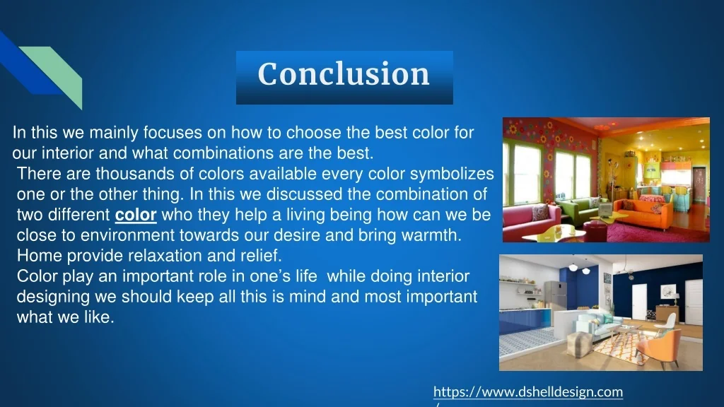 PPT - Peaceful combination of colors for Interior Designing PowerPoint ...
