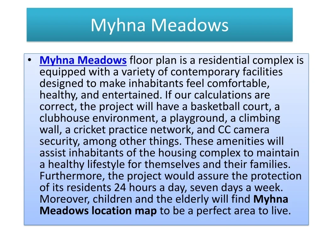 PPT - Myhna Meadows PowerPoint Presentation, free download - ID:11010792