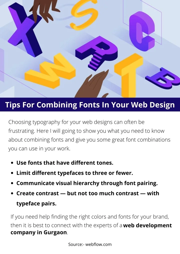 PPT - Tips For Combining Fonts In Your Web Design PowerPoint ...