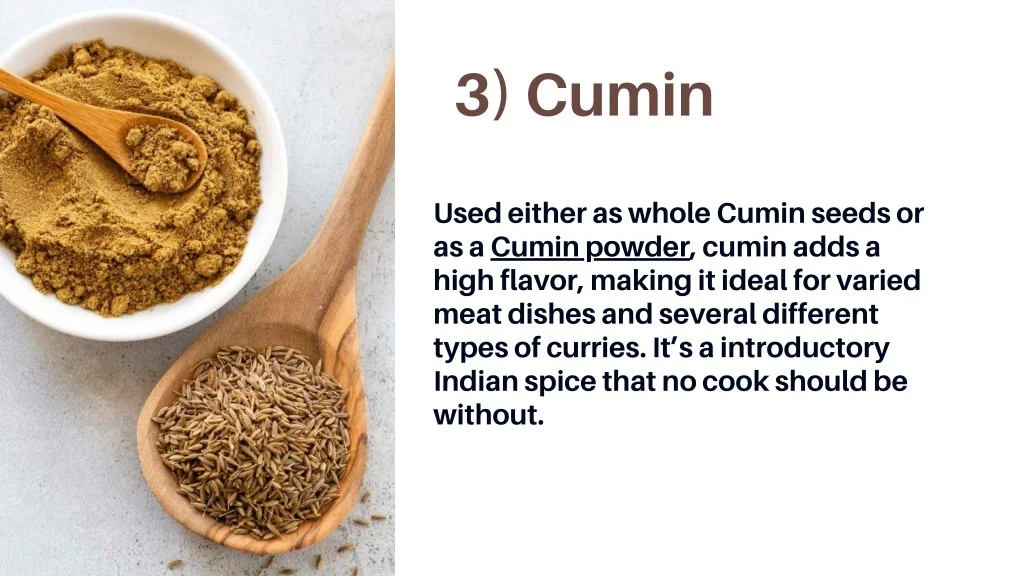 PPT - 7 Essential Spices for Indian Cooking PowerPoint Presentation ...