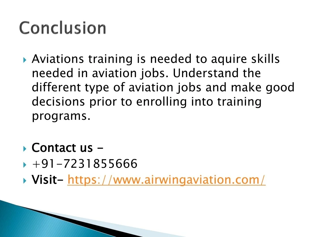 PPT - Top 5 Skills Needed For Job In Aviation Industry PowerPoint ...