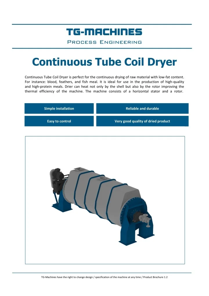 PPT - Continuous Tube Coil Dryer PowerPoint Presentation, free download - ID:11012332