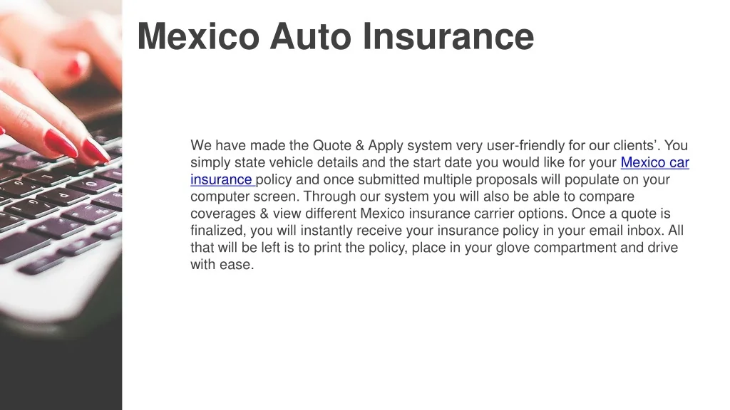 PPT - Do you have enough information about Mexico insurance PowerPoint ...