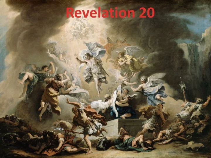 PPT - Art and/or Science of Revelation 20 PowerPoint Presentation, free ...