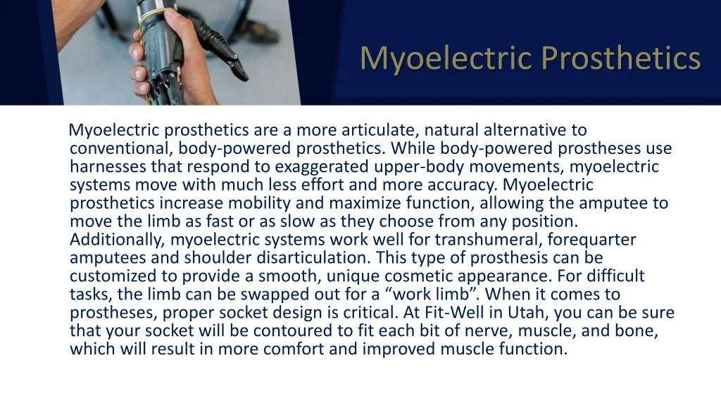 PPT - 4 Types of Prosthetic Limbs PowerPoint Presentation, free ...