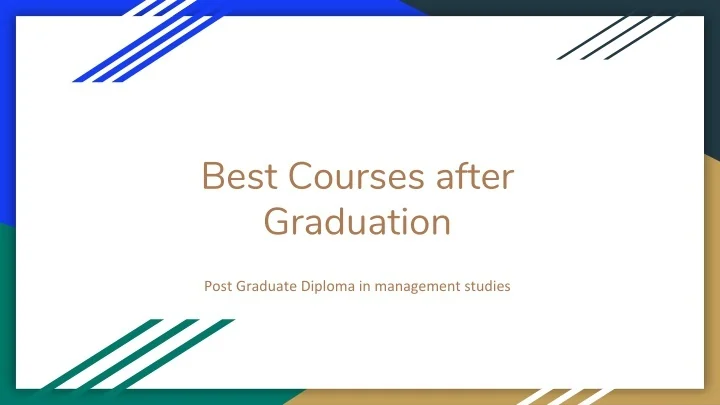 PPT - Why is it important to complete courses after graduation ...
