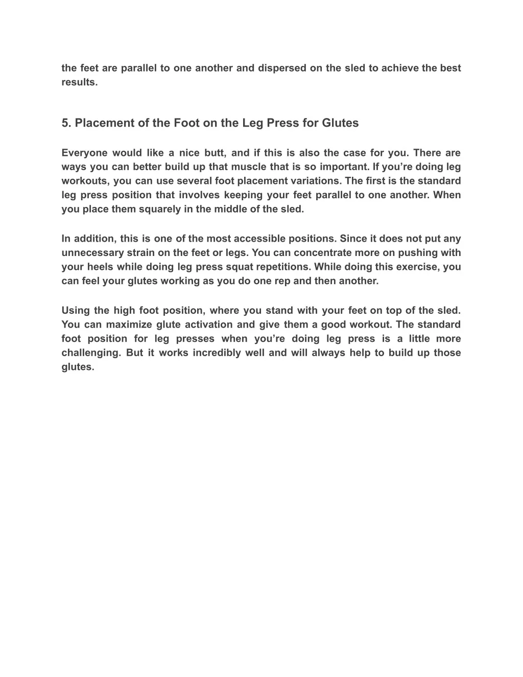 PPT - Leg Press Foot Placement: What Is the Right Way to Do It ...