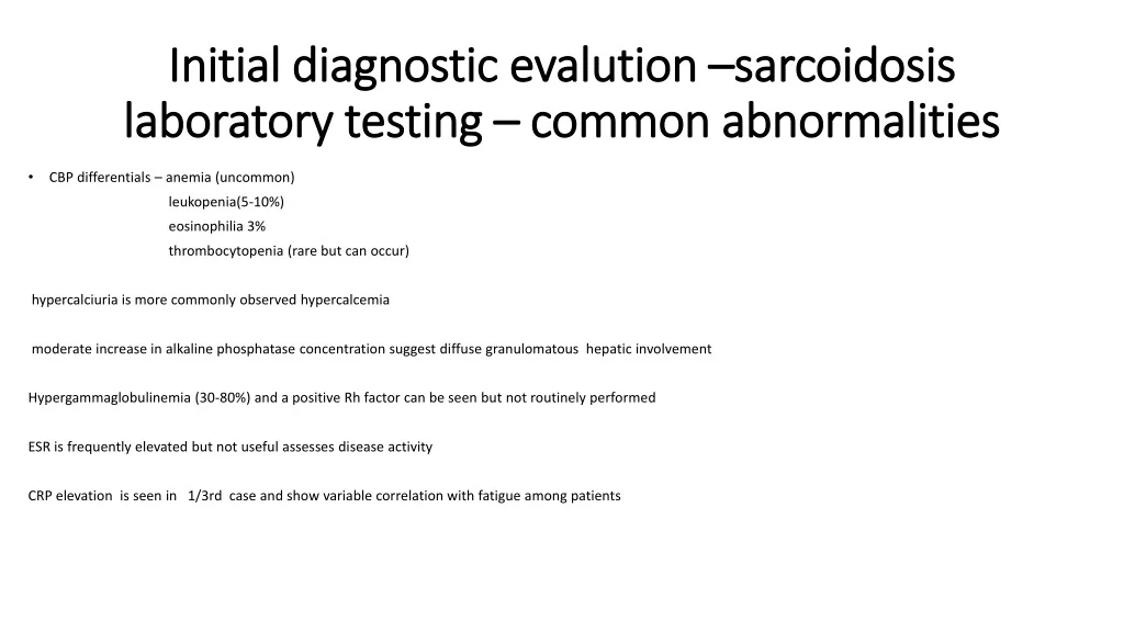 PPT - Sarcoidosis Disease Symptoms & Treatment - Dr. Nishtha Singh ...