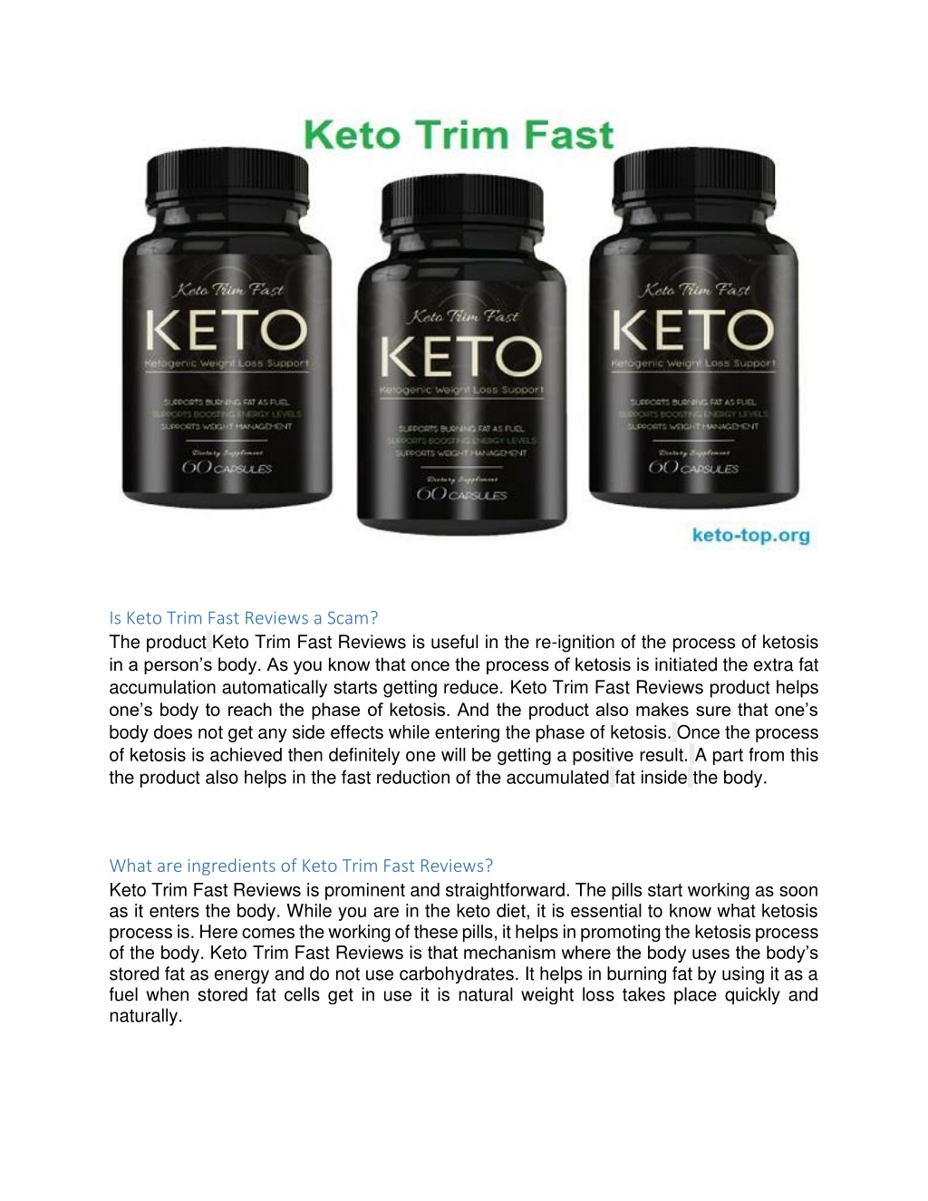 Ppt Keto Trim Fast Reviews Powerpoint Presentation Free Download
