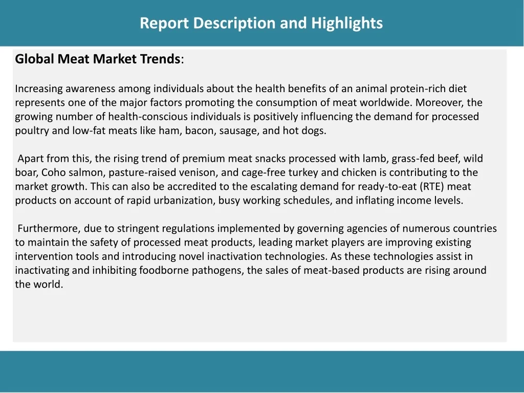 PPT - Meat Market PDF | Growth | Trends | Forecast to 2021-2026 ...