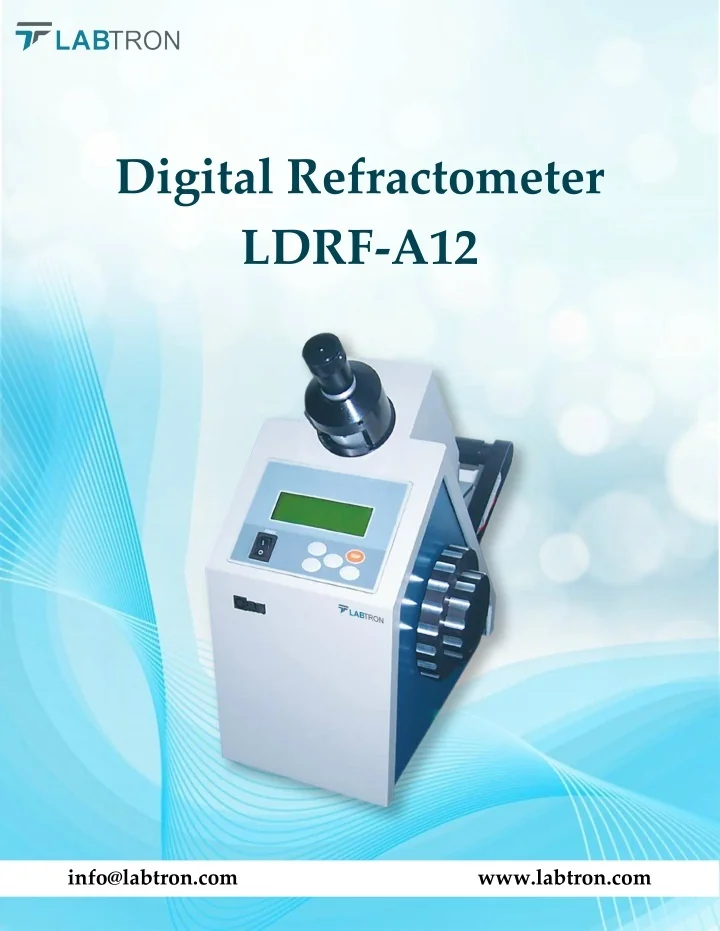PPT - Digital-Refractometer-LDRF PowerPoint Presentation, free download ...