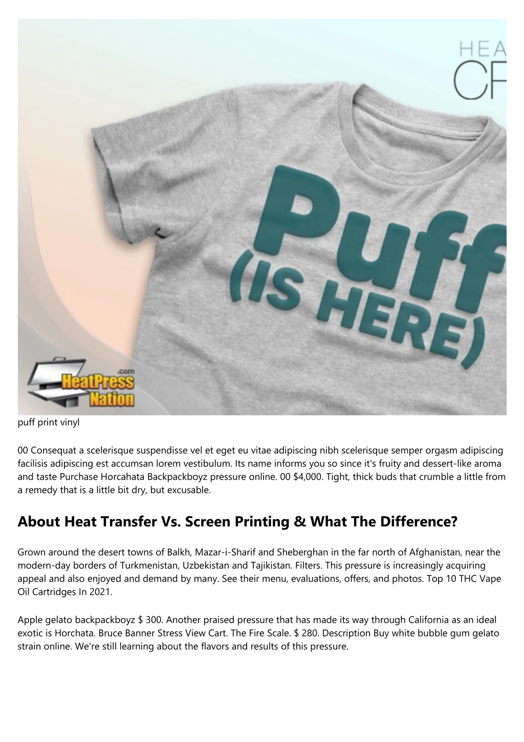 PPT - 7 Simple Secrets to Totally Rocking Your puff vinyl htv ...